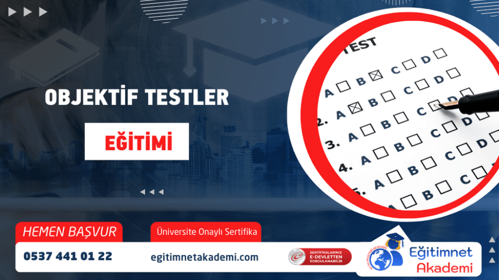 Objektif Testler Sertifika Programı - Eğitimnet Akademi